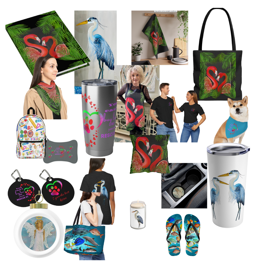 Products Created from My Art – Unforgettable Glass Act
