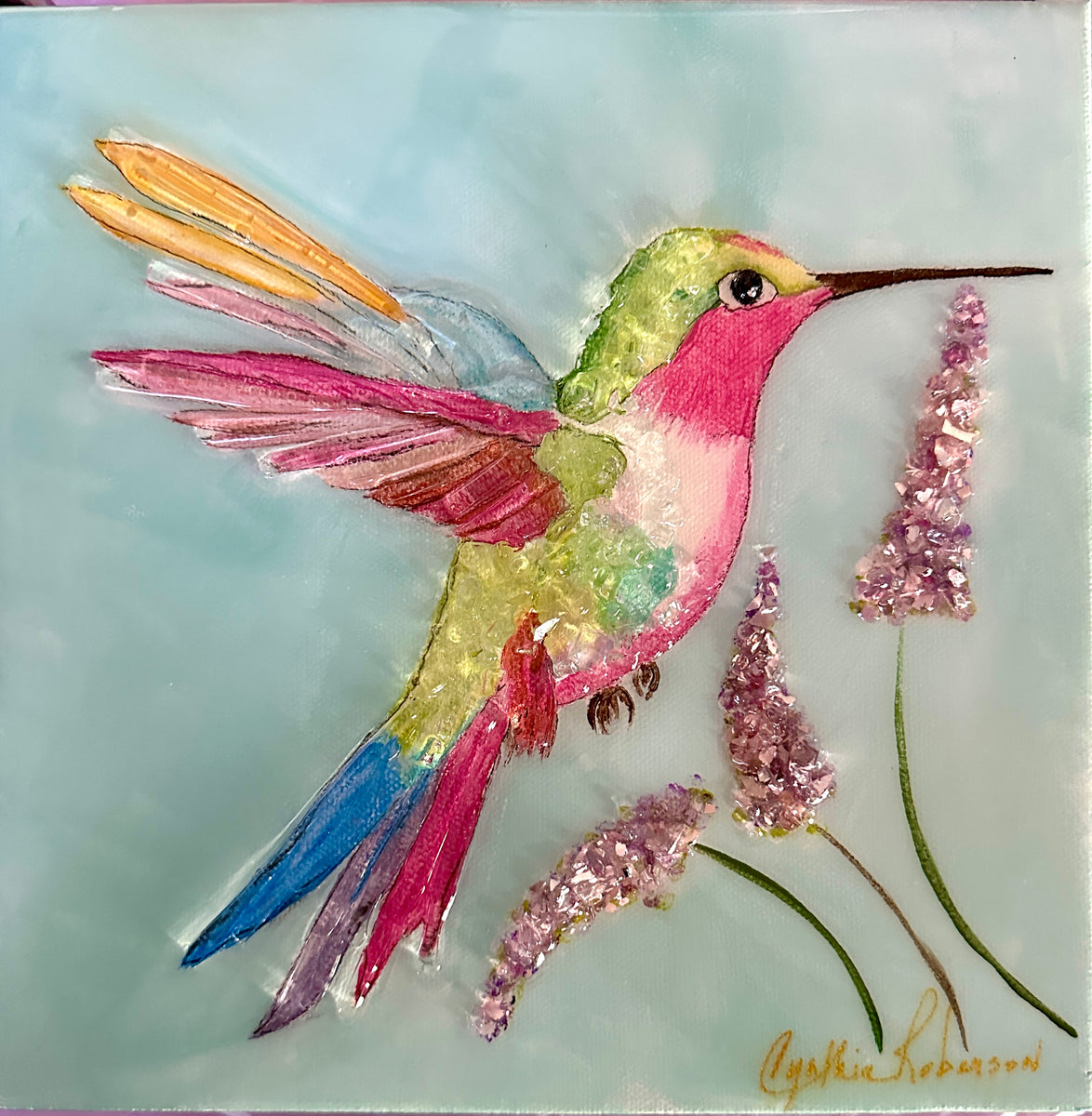 Hummingbird Supply Box with Tutorial – Unforgettable Glass Act