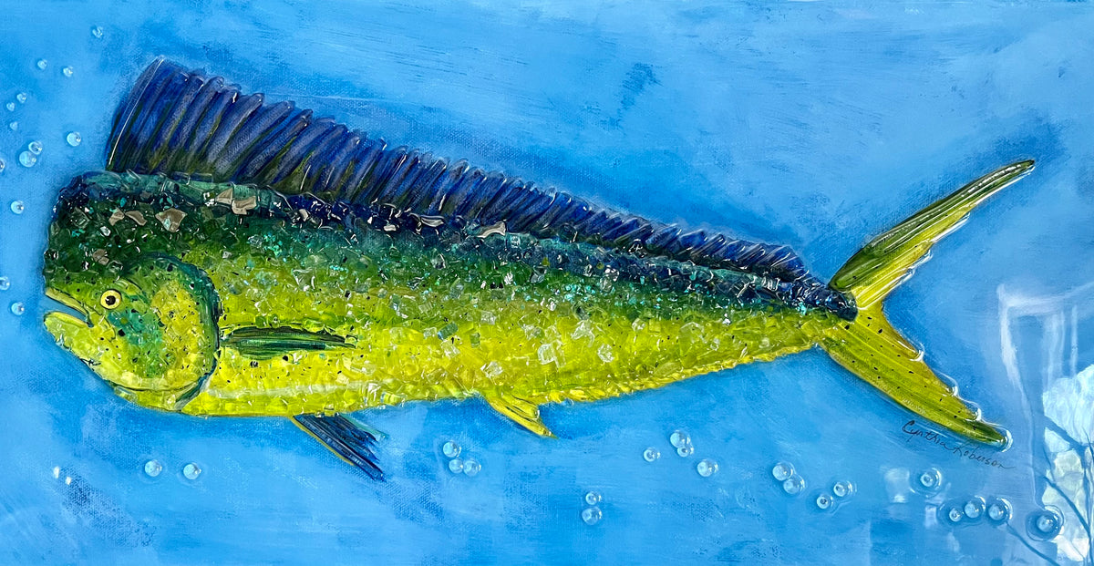 Mahi mahi Paint Project – Unforgettable Glass Act