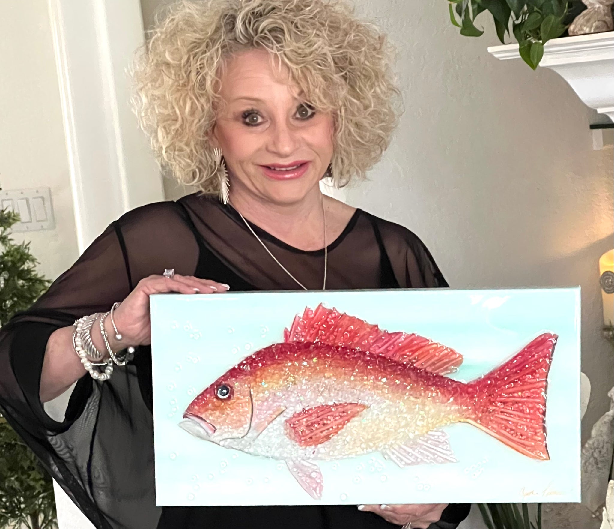 Red Snapper Paint Project – Unforgettable Glass Act